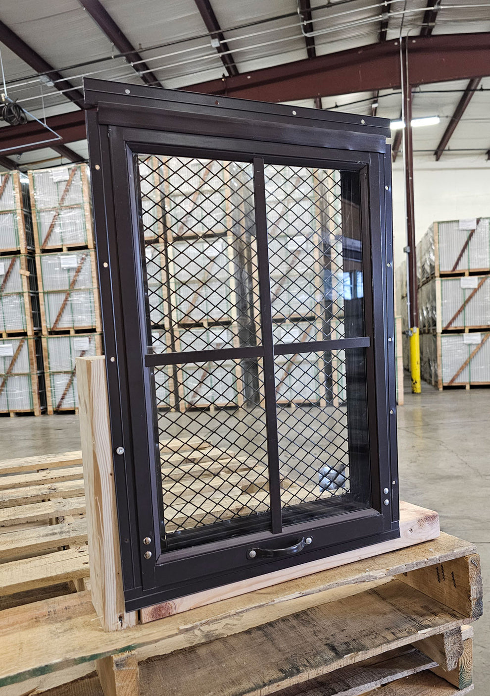 18x23 Black Flush Mount Chicken Coop Window 2Pack – Backyard Building ...