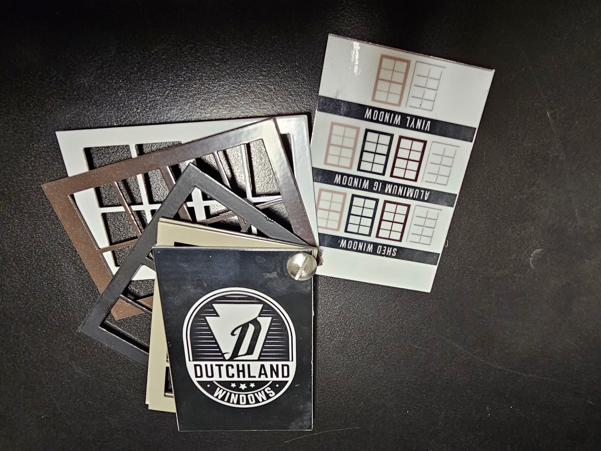 Dutchland Window | Color Samples (4x6) – Backyard Building Products