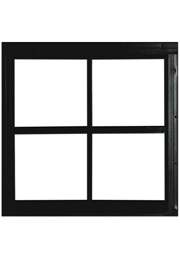 24" Picture Black Flush Mount Shed Window – Backyard Building Products