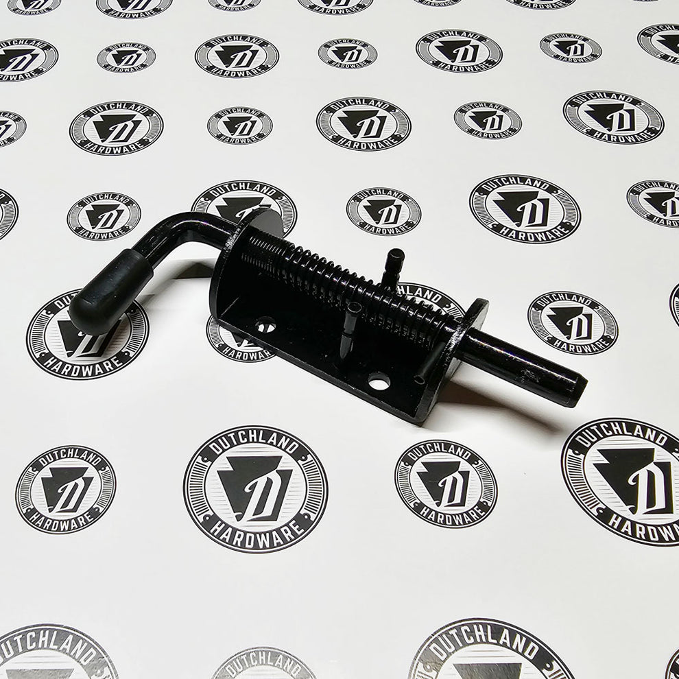 3/8" Black Spring Loaded Barrel Latch – Backyard Building Products